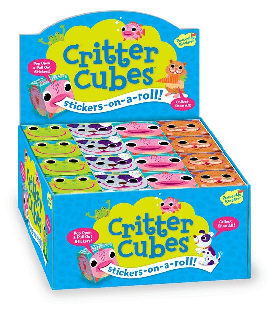 Critter Cube Sticker Box – Sugar & Spice - The Baby Shop